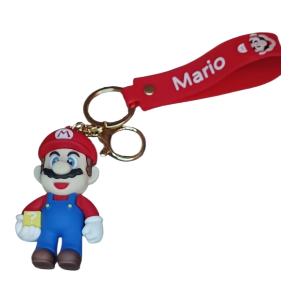 Nintendo | Other | Nintendo Mario Keychain With Red And Blue Colors ...